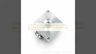 Custom CNC Machined Brass Mounting Plate Precision Parts