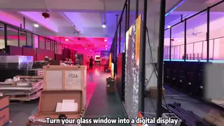 Indoor Transparent LED Display for Retail Windows & Glass Storefronts