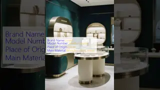 Custom Luxury LED Jewelry Display Cabinet for Retail