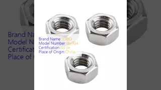 High Strength Zinc Plated Hex Nuts M3 to M30