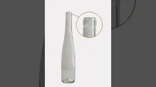 375ml Cork-Mouth Rhine Wine Bottle – Antique Green & Clear, 420g