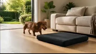 black pet bed