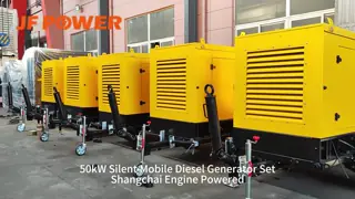 50kW Shangchai Silent Mobile Diesel Generator Set