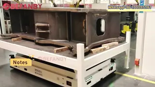 Customized QR Code Navigation Automatic Guided Vehicle,6 Ton Capacity Trackless Transfer Carts