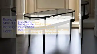 Premium LED Jewelry Display Cabinet Custom Retail Solution