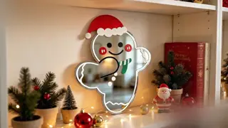 Custom UV Printing Christmas Acrylic Decor Mirror