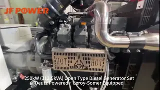 250KW Deutz Diesel Generator Industrial Power Solution