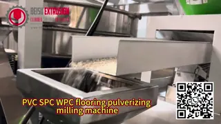 Plastic Pulverizer milling machine for pipe and window wall door flooring profiles