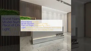 Luxury Custom Reception Desk for Retail Shops