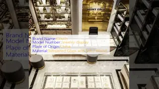 Custom Luxury Jewelry Display Kiosk for Retail Stores