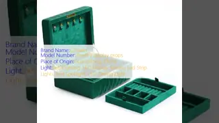 Luxury Emerald Green Jewelry Box Organizer with Lock