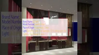 Luxury Wood Jewelry Showcase Premium Retail Display