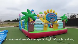 Commercial Ocean Inflatable Obstacle Course for Rentals