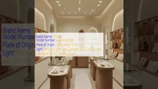 Luxury Jewelry Island Display Case for Retail Stores