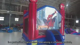 Red and Blue Bouncy Castle for Kids Party Rentals
