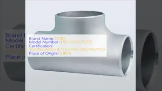 Super Duplex Barred Tee High Pressure Pipe Fitting