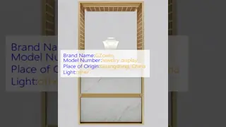 Luxury LED Glass Jewelry Showcase for Modern Boutiques