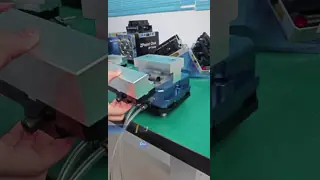 Double-station Pneumatic Vise#DoubleStationPneumaticVise#PneumaticSelfCenteringVise#CNCVise#ZPPCNC