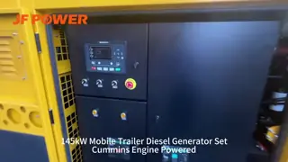 145kW Mobile Trailer Diesel Generator Reliable Power