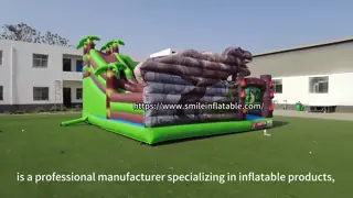Dino Inflatable Obstacle Course for Rental Business
