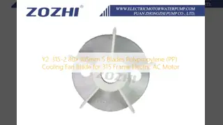 Y2 280 Frame Motor Cooling Fan Blade Replacement