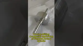 Turn-Mill CNC Stepped Rotation Shaft - Multi-Stage with Keyways and Locating Rings