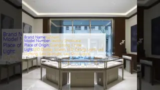 Custom Luxury Jewellery Display Showcase for Retail Stores