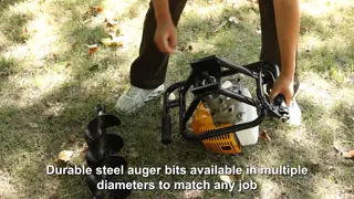 51.7cc 63.3cc Gasoline Earth Auger Post Hole Digger with Drill Bit