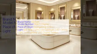 Luxury Jewelry Display Case with LED Lighting