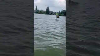 High Performance Efoil Hydrofoil Motor Water Sports Real-World Application Show