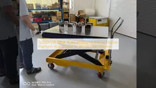 SMARTWEIGH 1000kg Mobile Scissor Lift Scale