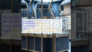 Luxury Custom Jewelry Display Cabinets with LED Lighting