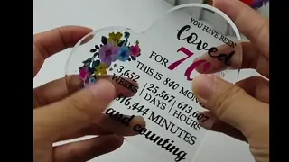 Heart Shaped Acrylic Block Plaque