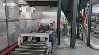 Full‑automatic gypsum board coating production line