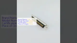 DB50 50 Pin Connector High Density Industrial Plug