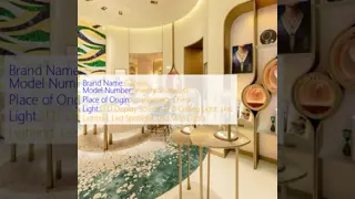 Luxury Jewelry Display Set Beige and Gold Retail Solution