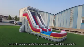 Premium Grey Marble Inflatable Water Slide for Rent
