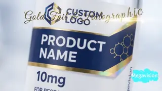 peptide label gold foil