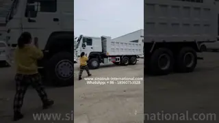 Used Sinotruk Howo 6x4 Dump Truck 371HP Heavy Duty Power
