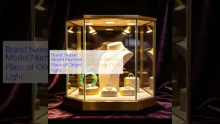 Luxury LED Jewelry Display Case for Retail Stores