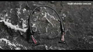 Custom 14 Pin Micro Coaxial Cable Assembly 50 Ohm Solution