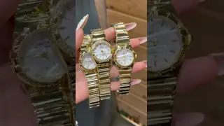 Women's All Gold Mother of Pearl Watch Wholesale | Custom OEM Diamond In Stock