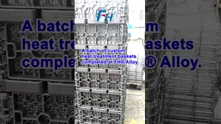 HR9 Heat Treatment Basket | 1380 × 1230 × 280 mm | Batch Production