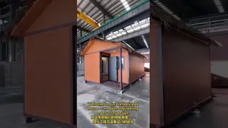 A‑Frame Prefab House With Synthetic Thatch Roof, Modular Glamping Cabin