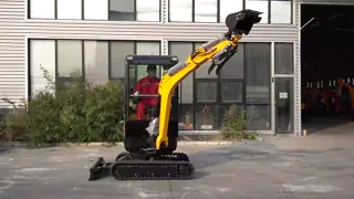 HT18S 1.8T Mini Excavator With Closed Cab