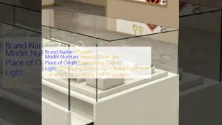 Modern White Jewelry Display Counter for Retail Stores