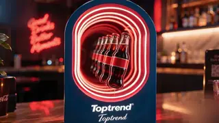 Custom Logo Infinity Mirror Table Light Sign