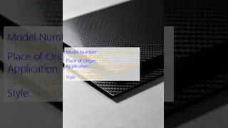 High Strength Carbon Fiber Sheets Lightweight and Durable