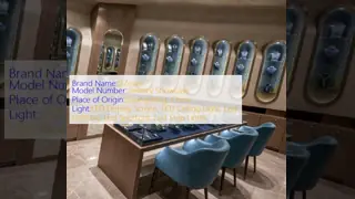 Luxury Walnut Jewelry Store Interior Design Turnkey Solution