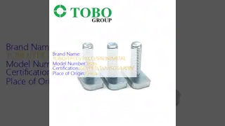 Super Duplex T Head Track Bolts M8 M10 High Strength